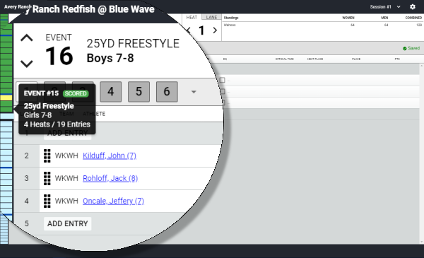 Swim Meet Management Software | Meet Maestro by SwimTopia