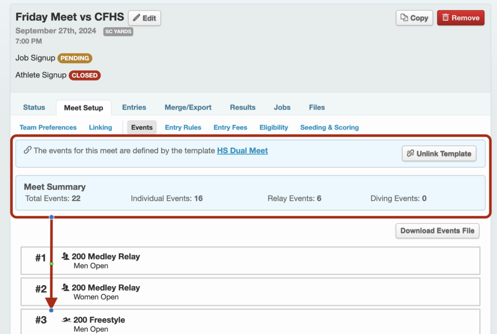 Meet Setup Made Simple: How to Use SwimTopia’s Meet Templates - SwimTopia